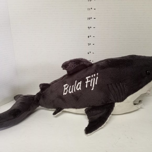 Source Unknown | Toys | Bula Fiji Souvenir 5 Great White Shark Plush ...